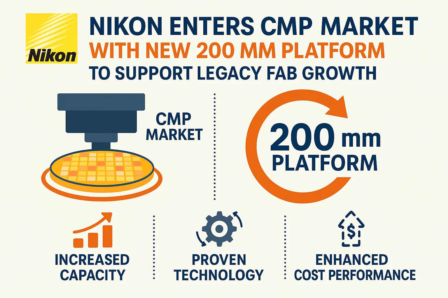 Nikon Enters CMP Market with New 200 mm Platform to Support Legacy Fab ...