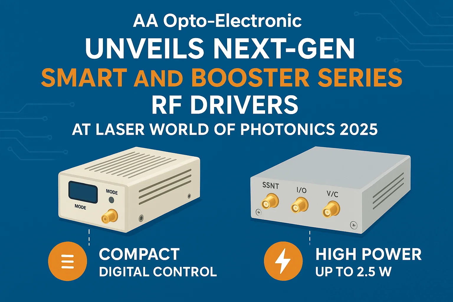AA Opto-Electronic Unveils Next-Gen SMART and Booster Series RF Drivers ...