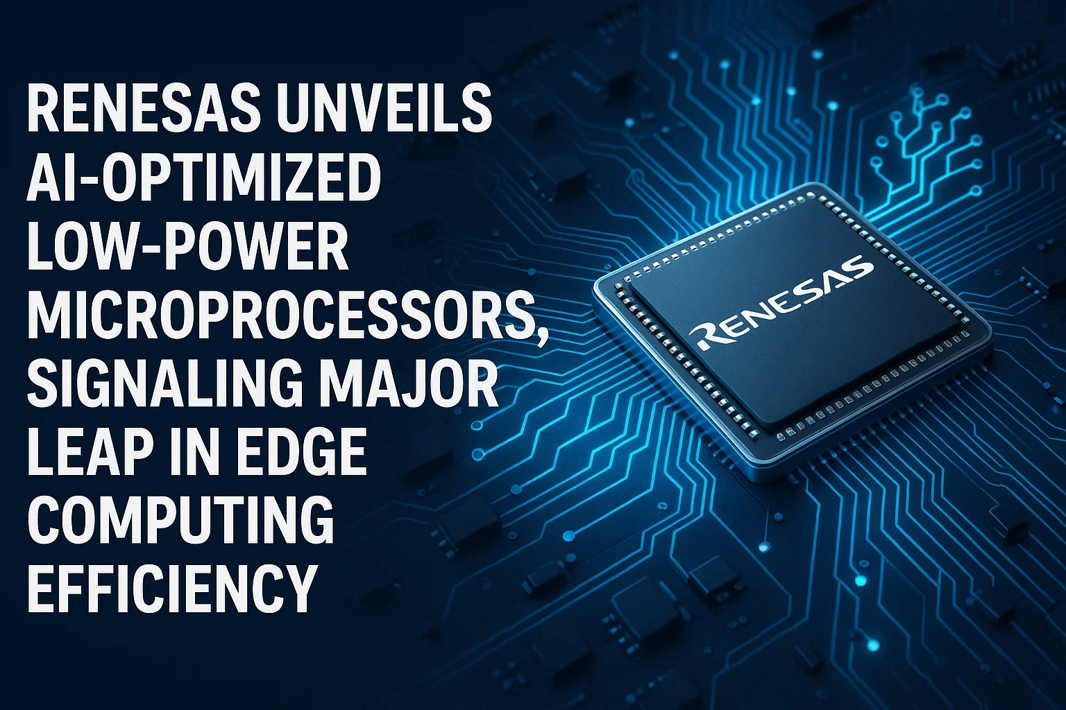 Renesas Unveils AI-Optimized Low-Power Microprocessors, Signaling Major Leap in Edge Computing ...
