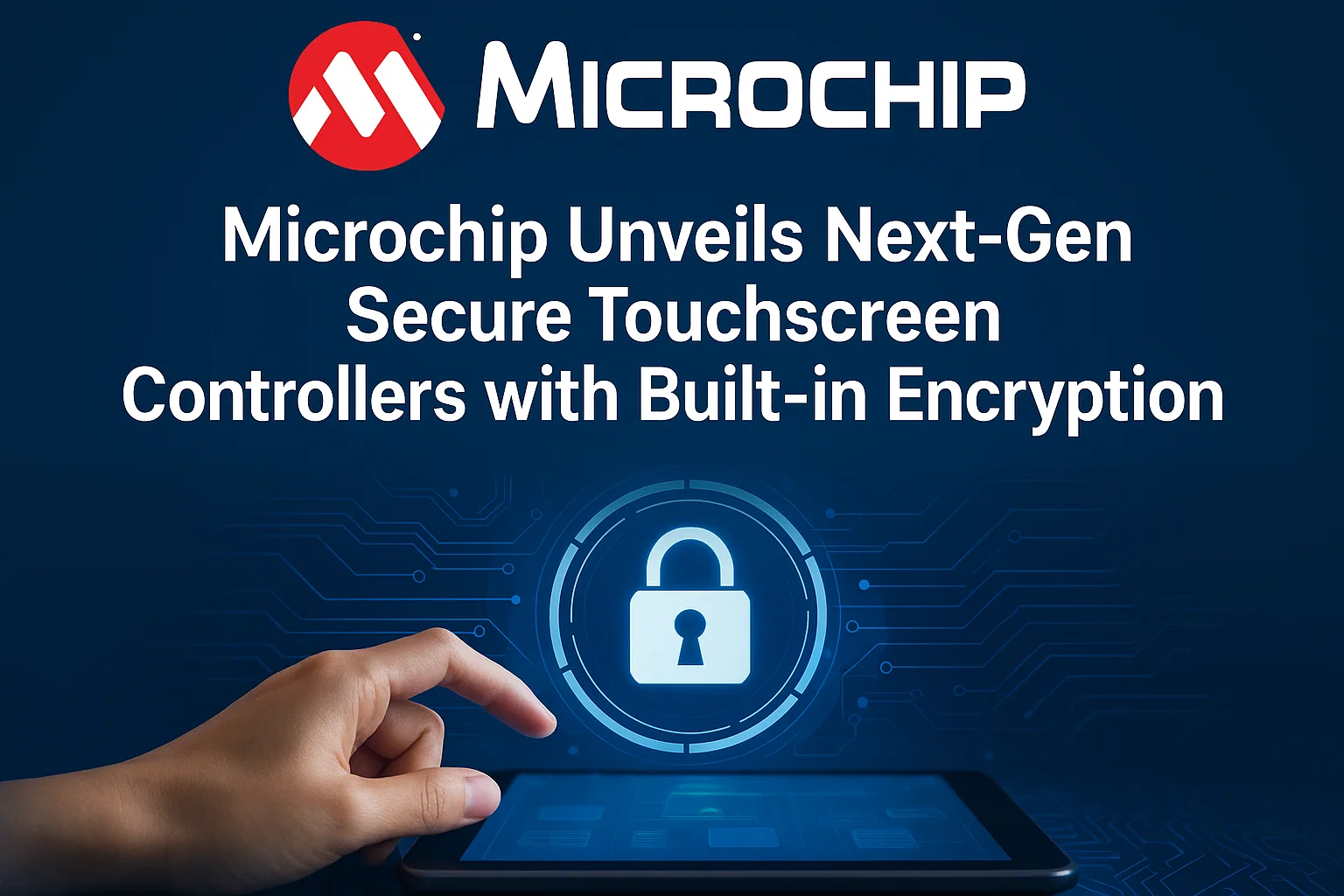 Microchip Unveils Next-Gen Secure Touchscreen Controllers with Built-in Encryption ...