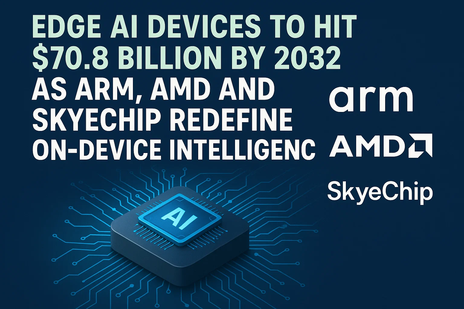 Edge AI Devices to Hit $70.8 Billion by 2032 as Arm, AMD and SkyeChip ...