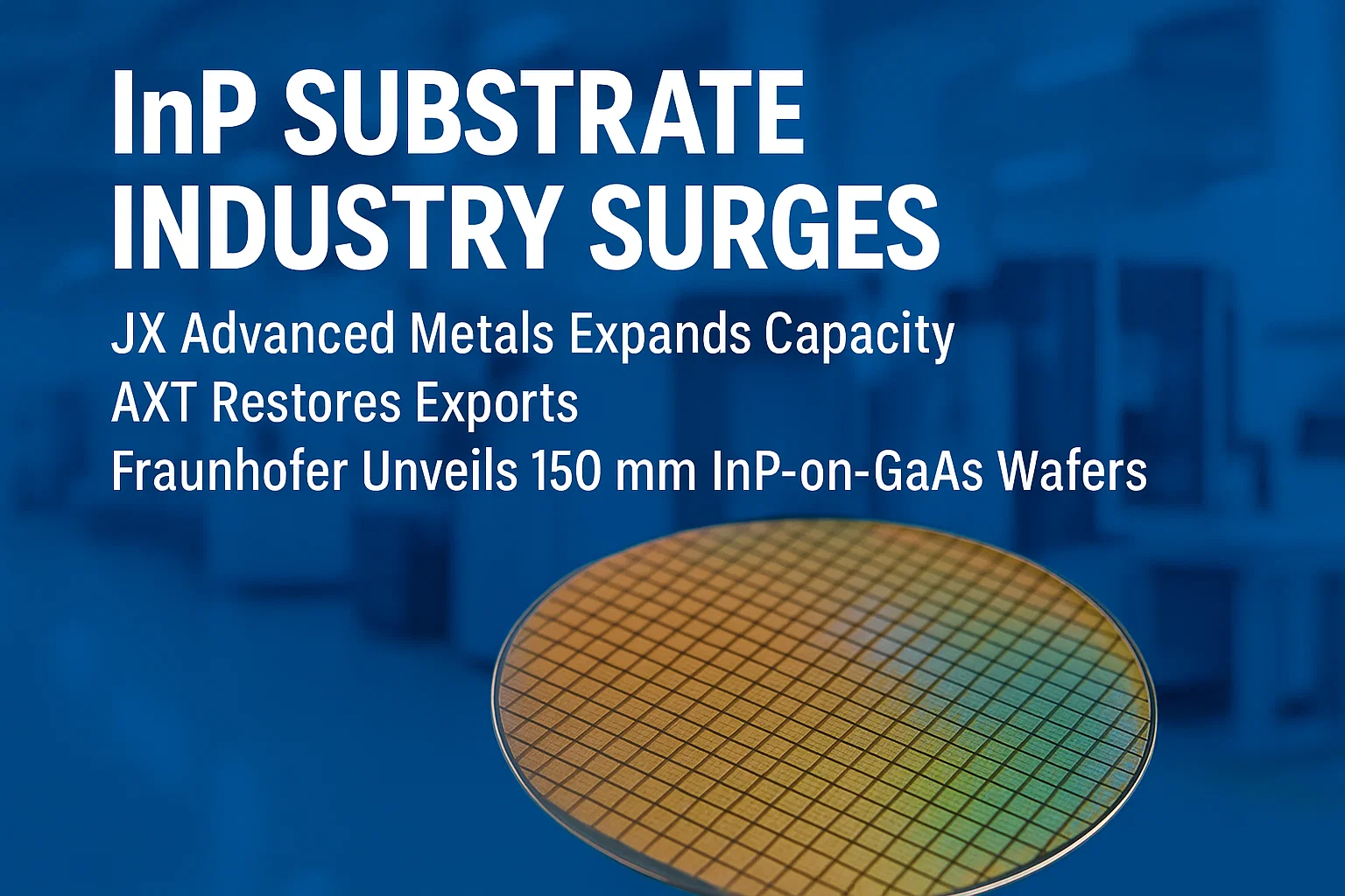 InP Substrate Industry Surges: JX Advanced Metals Expands Capacity, AXT ...