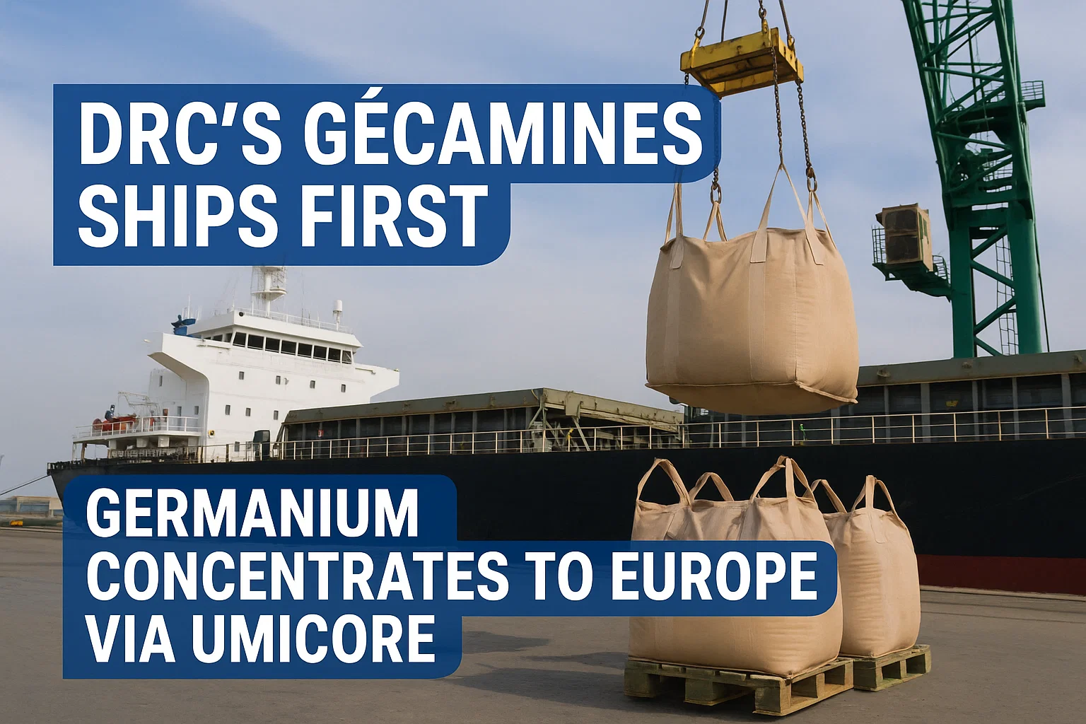 DRC’s Gécamines Ships First Germanium Concentrates to Europe via ...