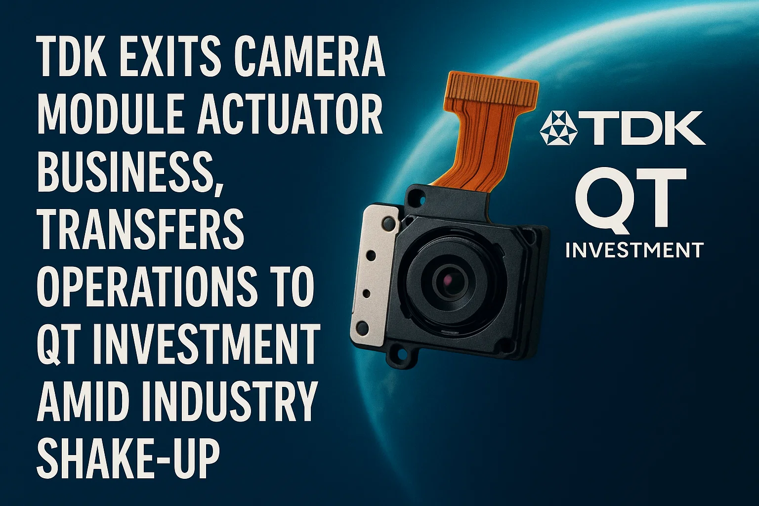 TDK Exits Camera Module Actuator Business, Transfers Operations to QT ...