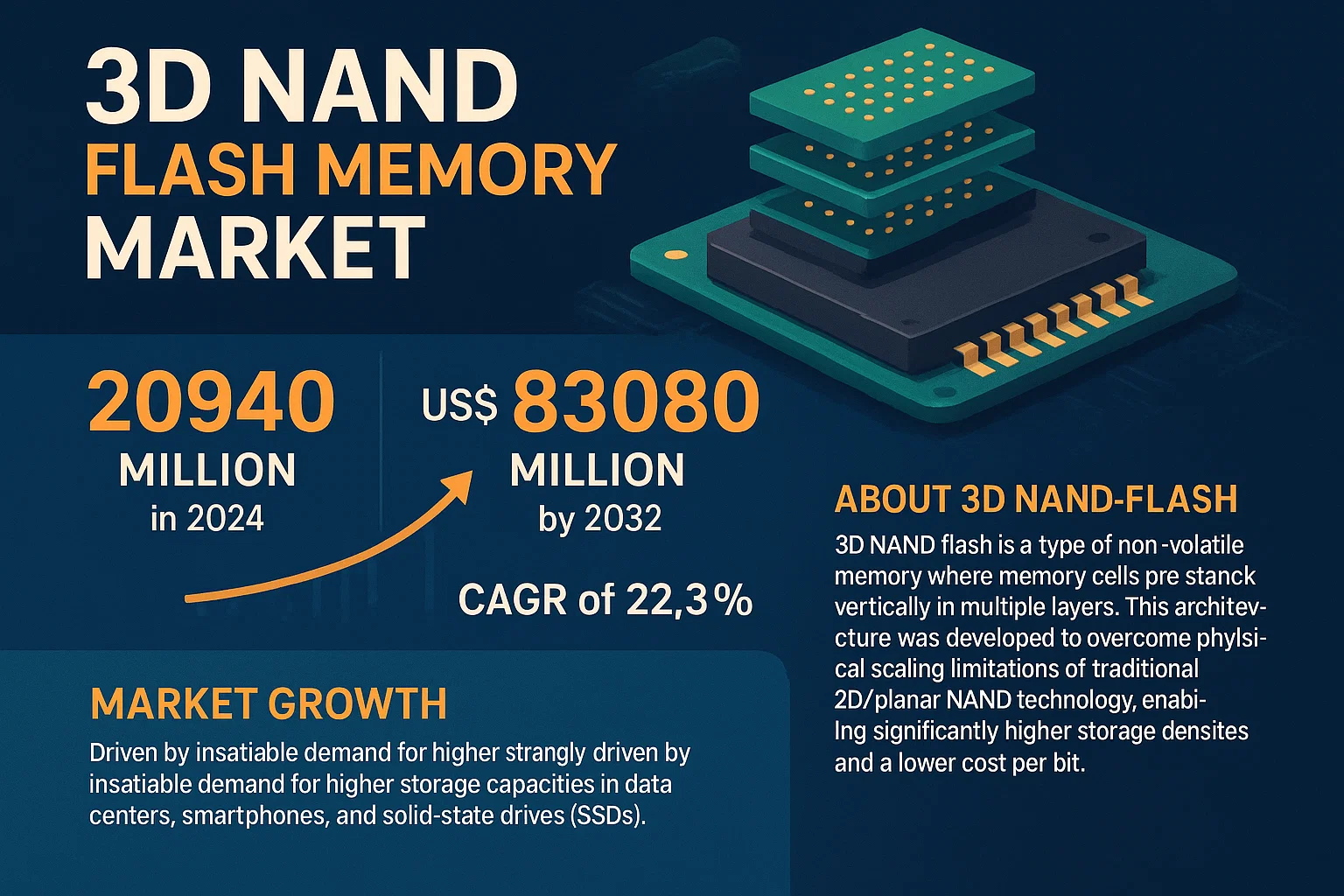 3D NAND Flash Memory Market 2025