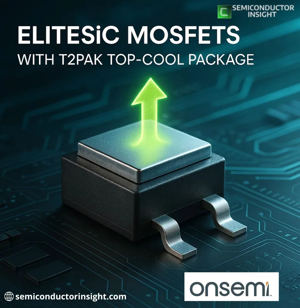onsemi Expands EliteSiC Portfolio with New T2PAK Top-Cool MOSFETs for ...